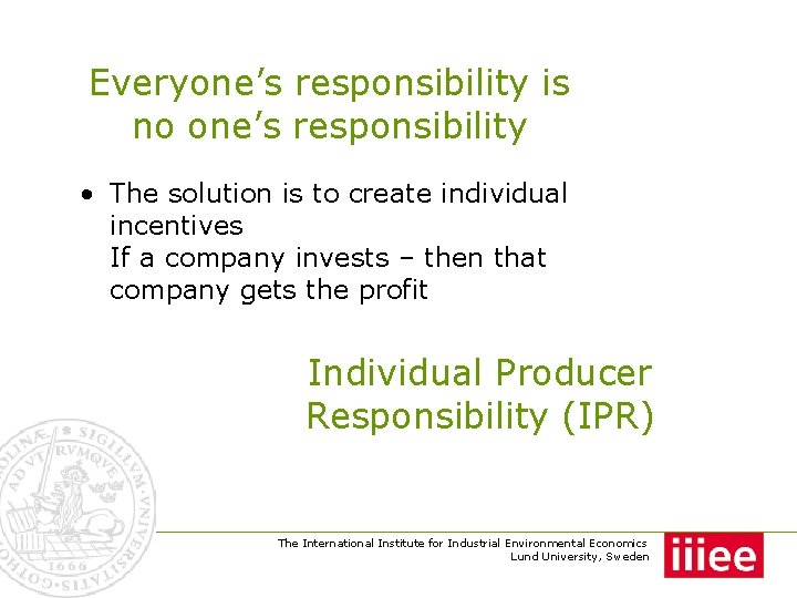 Trends in Extended Producer Responsibility within Enterprises Thomas