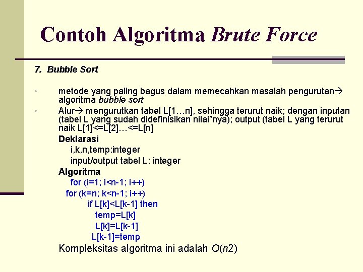 Outline Materi Alpro2 Prinsip Analisa Algoritma Pemrograman Berorientasi
