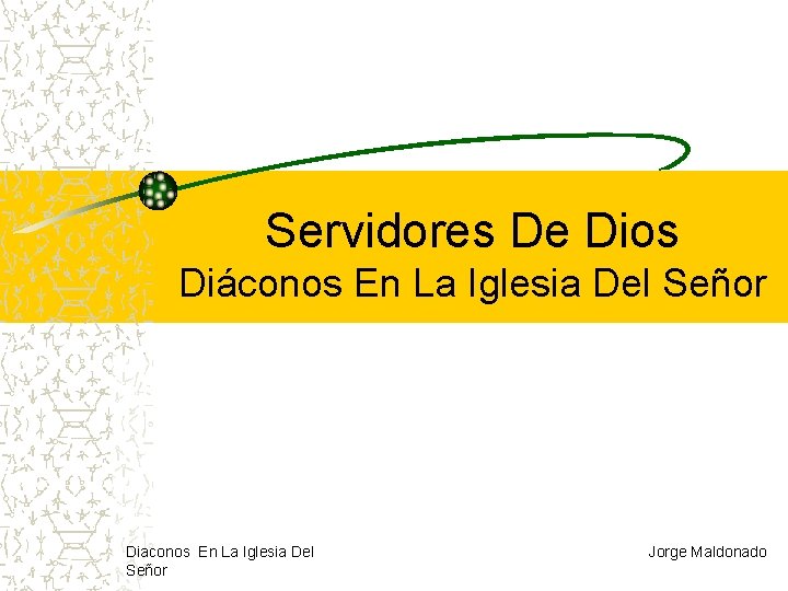 Servidores De Dios Diconos En La Iglesia Del