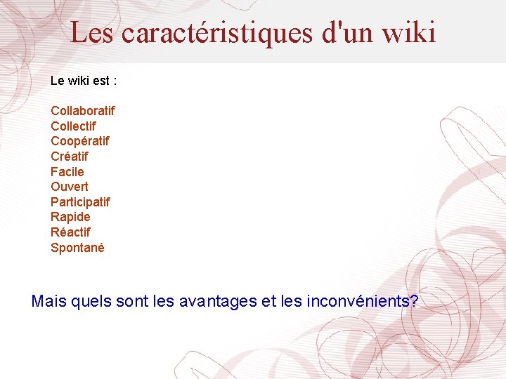 Le wiki un outil de travail collaboratif Le