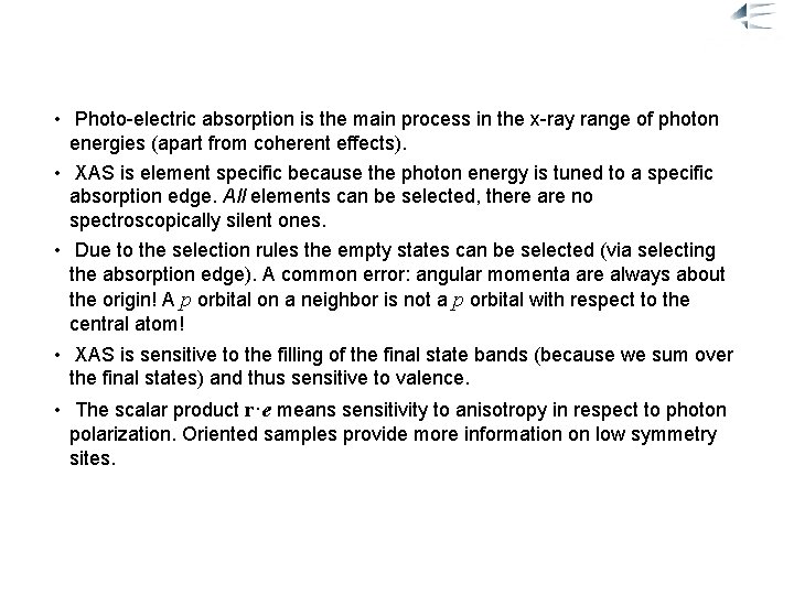 Introduction to Xray Absorption Spectroscopy Introduction to XAFS