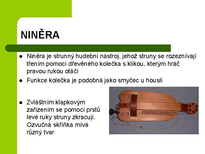 Strunn nstroje Veronika Bukvicov Strunn nstroje l Strunn