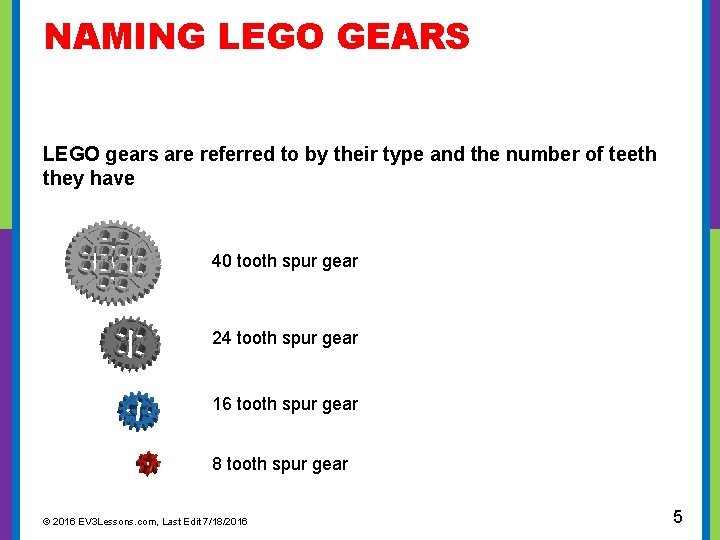 Gearing For LEGO Robots By Sanjay and Arvind