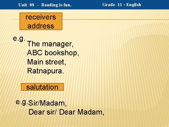 Unit 08 Reading is fun UNIT 8 ACTIVITY