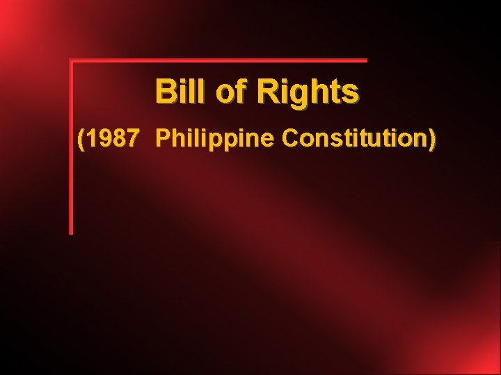 Bill of Rights 1987 Philippine Constitution ArticleIII Section3