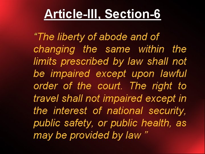 Bill of Rights 1987 Philippine Constitution ArticleIII Section3