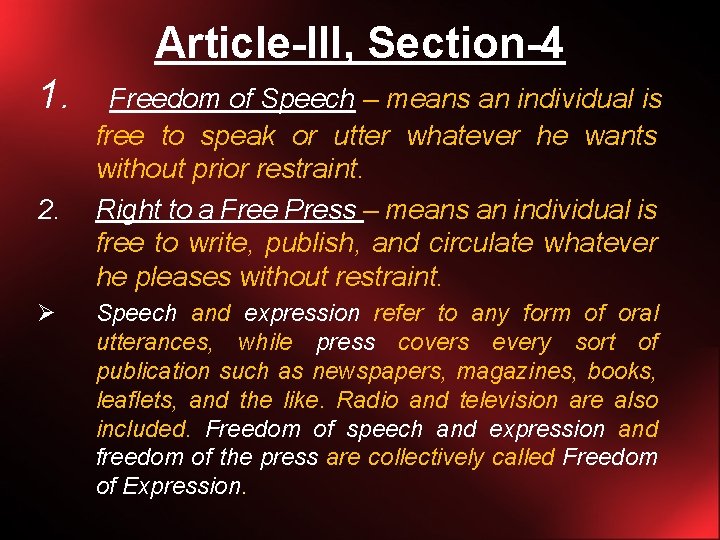 Bill of Rights 1987 Philippine Constitution ArticleIII Section3
