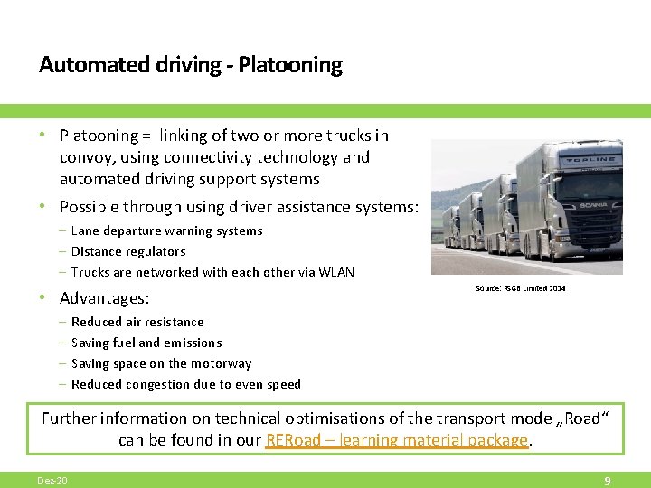 Future Trends in Freight Transport How to work