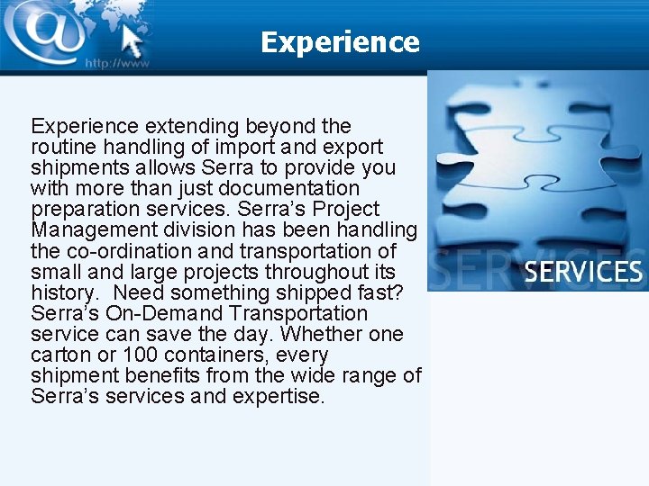 Serra International Inc Who is Serra Serra International