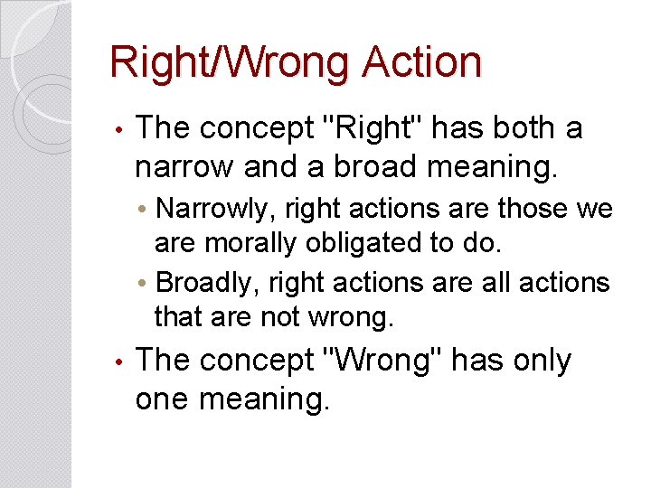 Philosophy 224 Moral Theory Introduction The Role of
