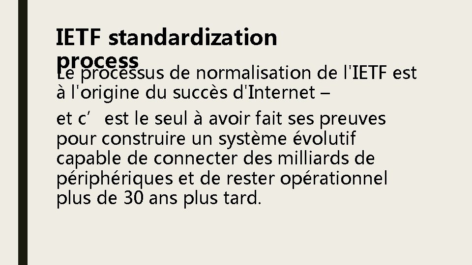 IETF et son fonctionnement IETF cest quoi Internet