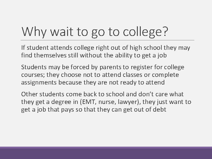 The College Fear Factor CHAPTER 3 Motivation to