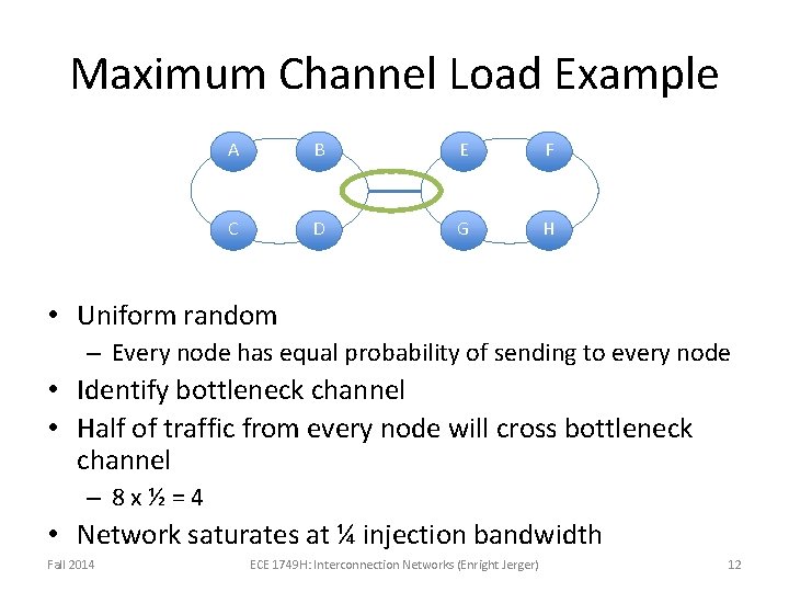 Interconnection Networks Topology Prof Natalie Enright Jerger Topology