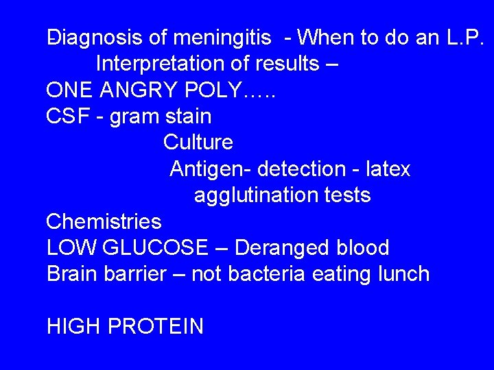 CNS Infections Bacterial meningitis Pathophysiology general Specific ...