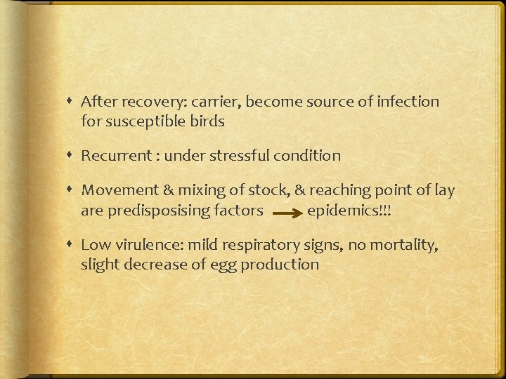 Infectious Laryngotracheitis ILT Penyakit Mikrobial Parasiter II Tim