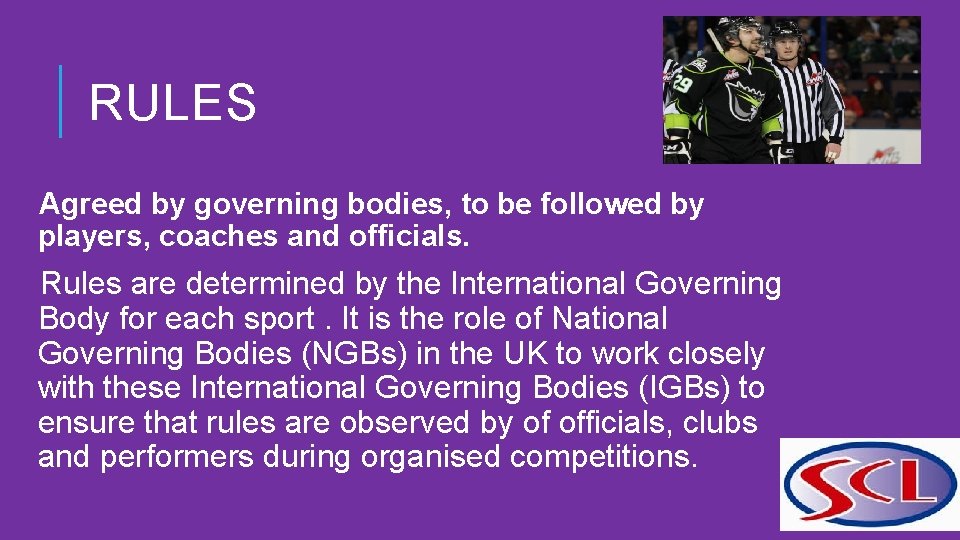 UNIT 22 RULES REGULATIONS OFFICIATING IN SPORT STARTER