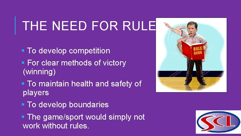 UNIT 22 RULES REGULATIONS OFFICIATING IN SPORT STARTER