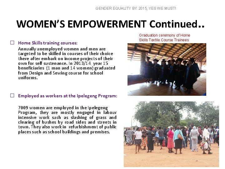 THE SADC REGIONAL GENDER PROTOCOL SUMMIT 2014 NAME