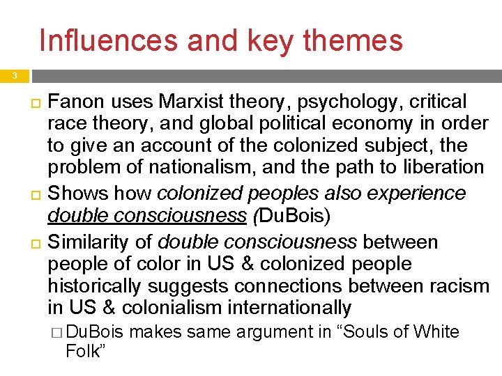 FRANZ FANON THE WRETCHED OF THE EARTH Concerning