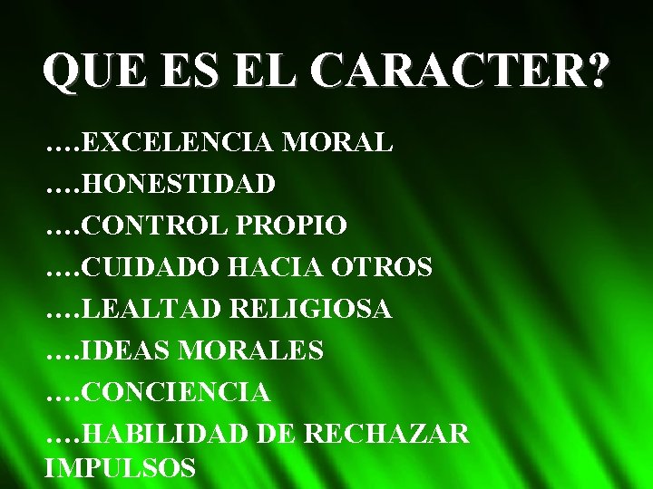 EL SEMINARIO HIJOS TRUINFADORES CONSTRUYENDO EL CARACTER CAMBIE