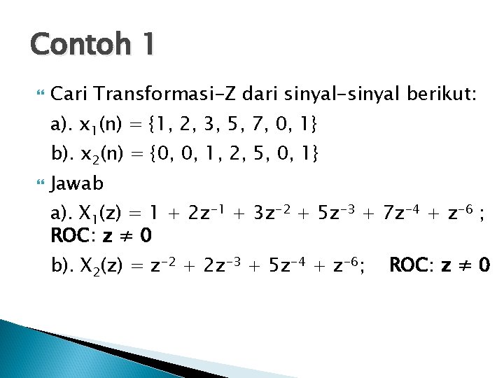 Transformasi Z Sekilas Sejarah Transformasi z A method