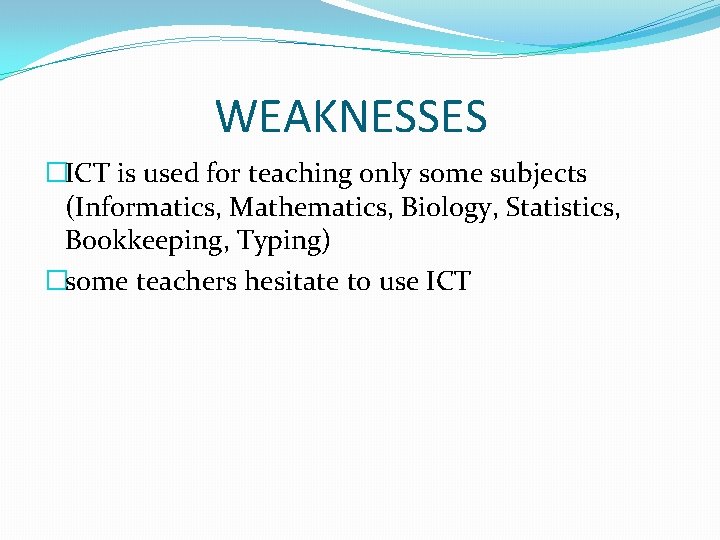 SWOT Analysis on the Use of ICT Mijo