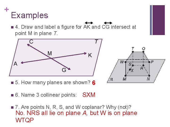 1 1 Points Lines and Planes RealLife Vocabulary