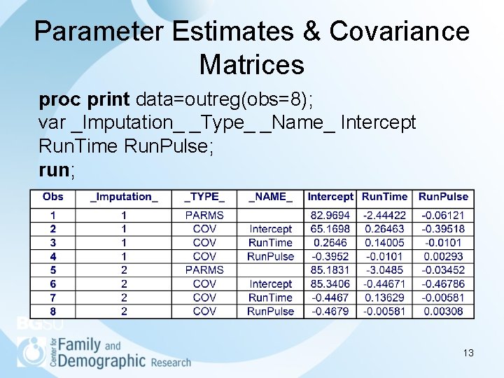 Introduction to Multiple Imputation CFDR Workshop Series Spring