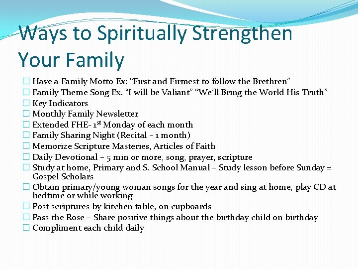 Ways to Spiritually Strengthen Your Family Have a
