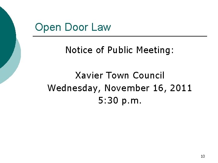 Indianas Public Access Laws Indiana League of Municipal