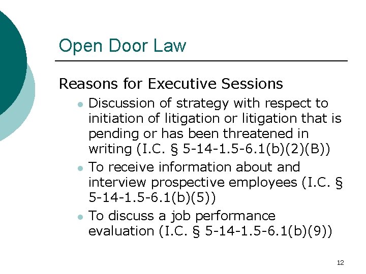 Indianas Public Access Laws Indiana League of Municipal