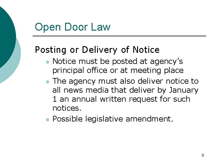 Indianas Public Access Laws Indiana League of Municipal