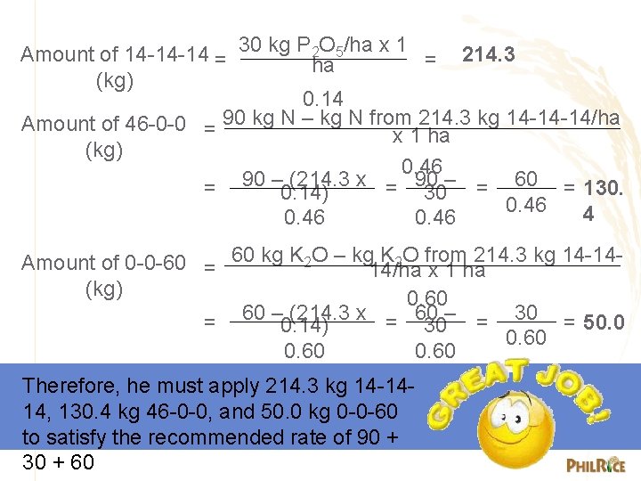Nutrient Management Fertilizer Materials and Calculation Part 1