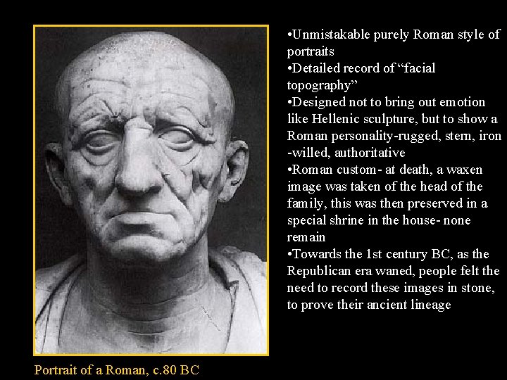 Roman Sculptu Is there such a thing as