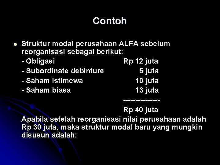 Bab 20 Kegagalan Perusahaan dan Reorganisasi l Tidak