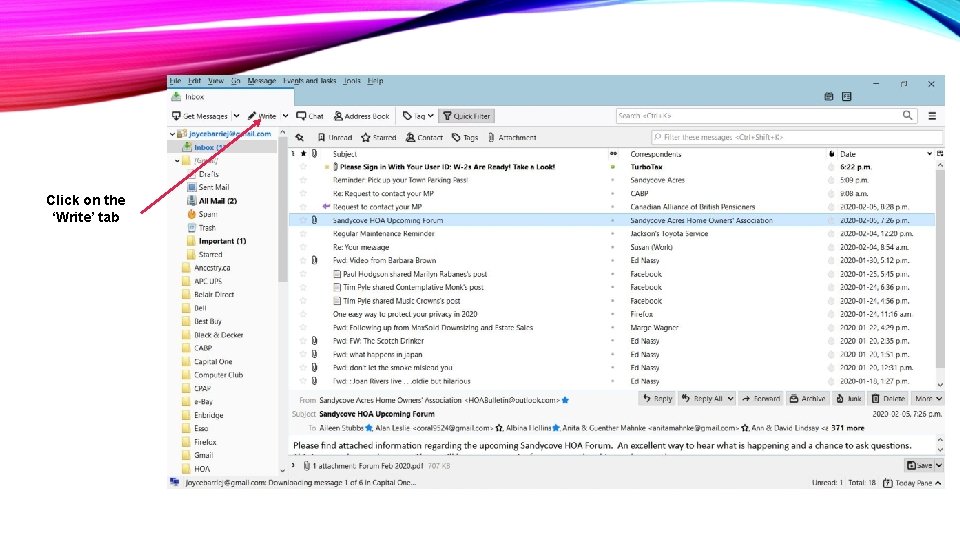 AN INTRODUCTION TO THUNDERBIRD March 2020 WHAT IS