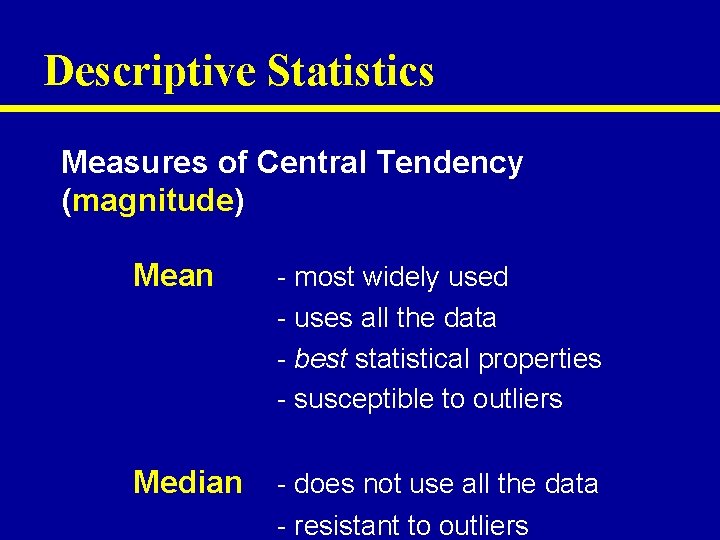 Basic Statistical Concepts Donald E Mercante Ph D