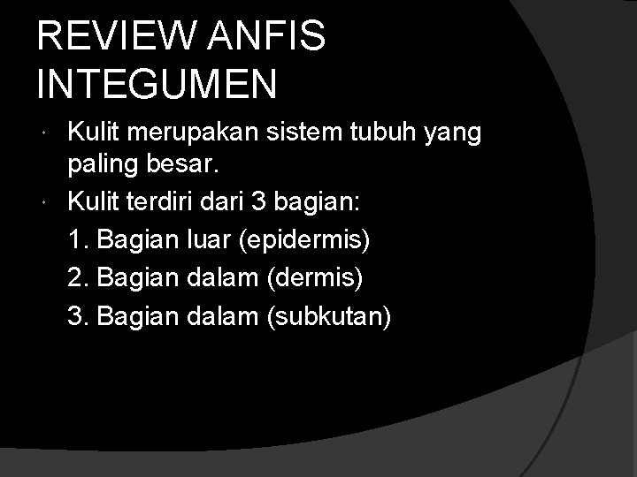 PENGKAJIAN FISIK SISTEM INTEGUMEN Ns Isrofah S Kep
