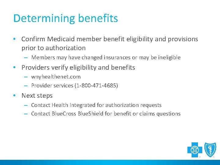 Transition to Managed Medicaid Blue Cross Blue Shield