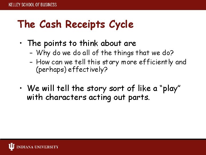 System Descriptions Accounting Information Systems The Cash Receipts