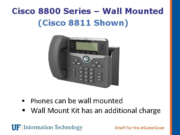 Cisco 8800 Series IP Phone Training Cisco 8811