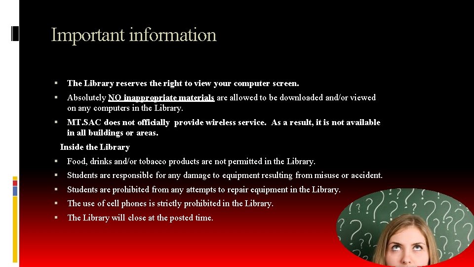 MT SAC LIBRARY Arianny Lopez Julia Peralta Jackson