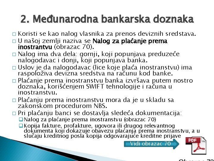 Instrumenti u vezi sa deviznim sredstvima 1 deo