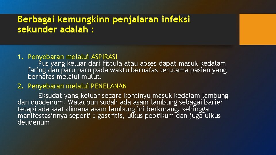 PERANAN GIGI DAN RONGGA MULUT PADA FOKAL INFEKSI