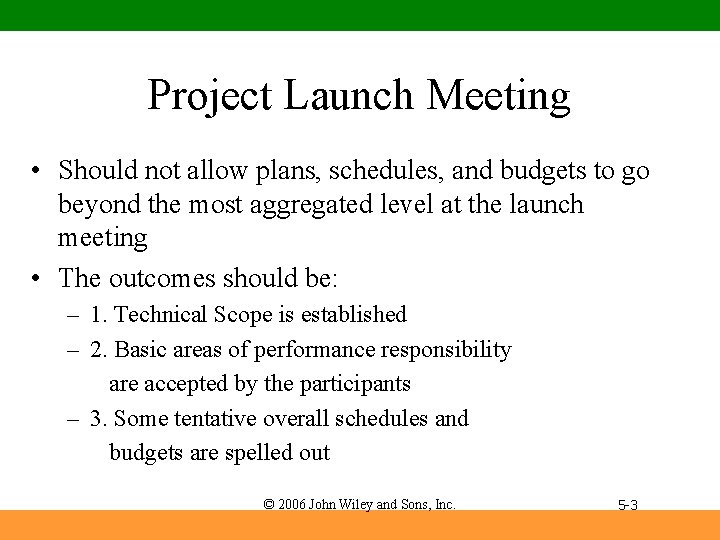 Project Management A Managerial Approach Chapter 5 Project