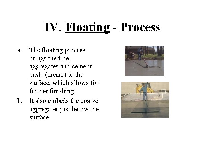 Placing Finishing and Curing Concrete I PrePour Guidelines