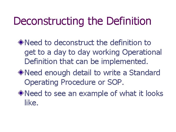 How to Define Design Space Lynn Torbeck Overview