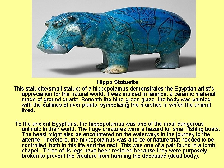 Egyptian and Mesopotamian Artifact Activity Go to Slide