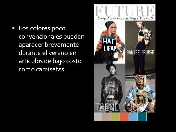 Prediccin de las tendencias del color El color