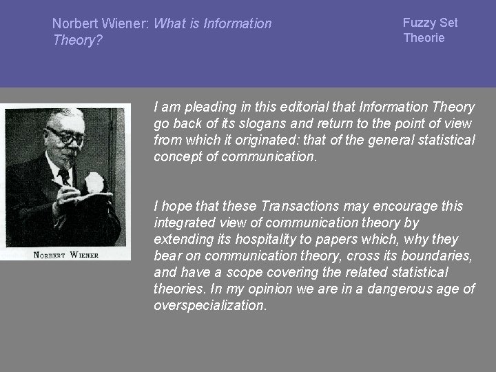 From Circuit Theory to System Theory Lotfi Zadeh